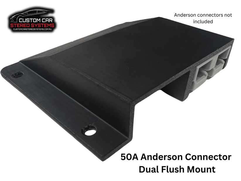 50A DUAL Anderson Connector Surface Mount Adapter – Custom Car Stereo ...