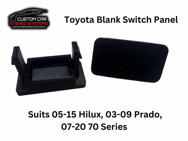 Toyota Blank Switch Panel (2pcs) – Custom Car Stereo Systems