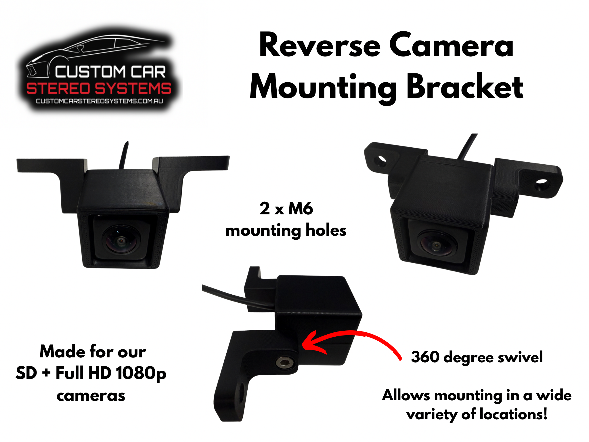 Universal Camera Mounting Bracket – Custom Car Stereo Systems